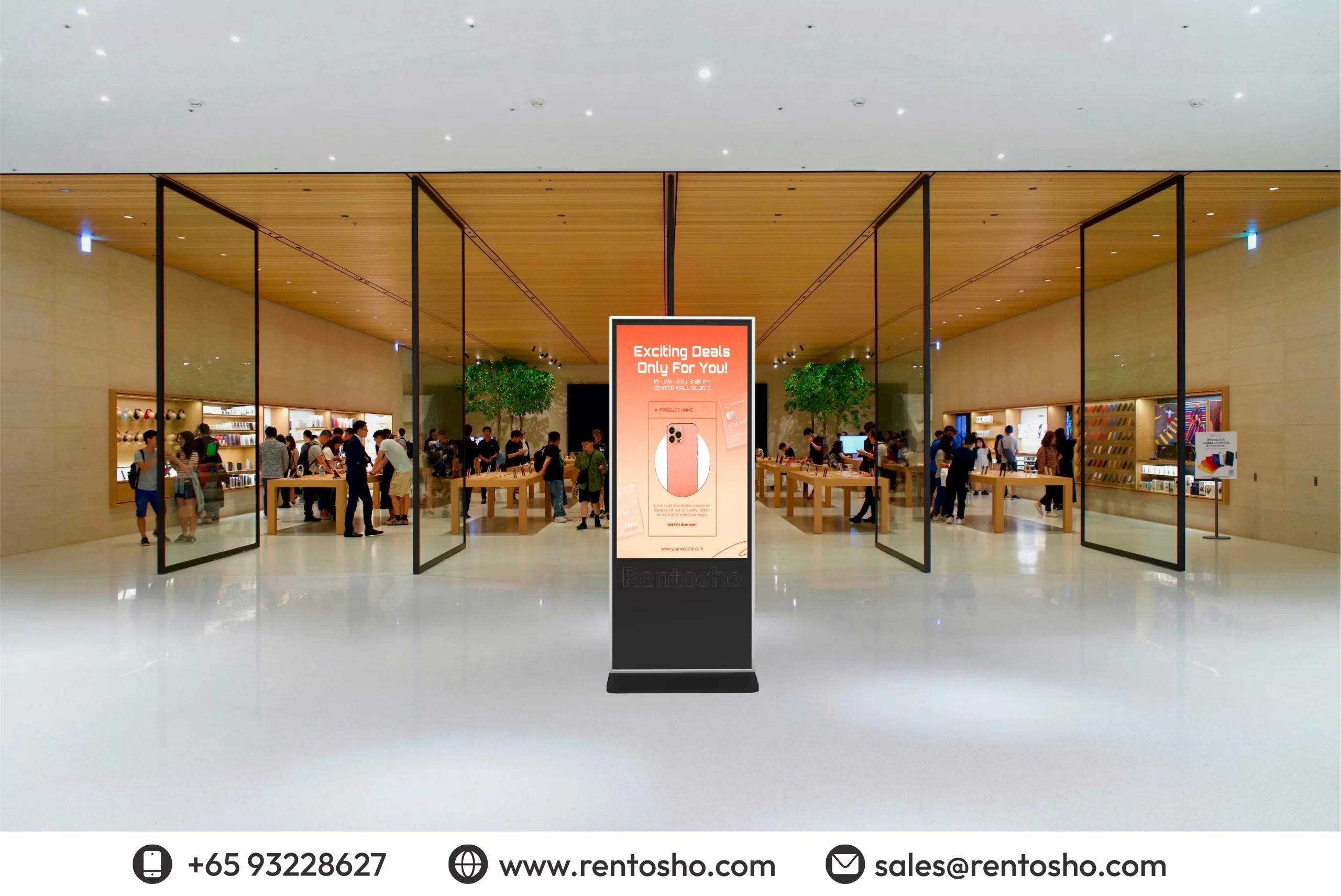 Top 5 Reasons to Rent a Digital Signage Kiosk - Rentosho